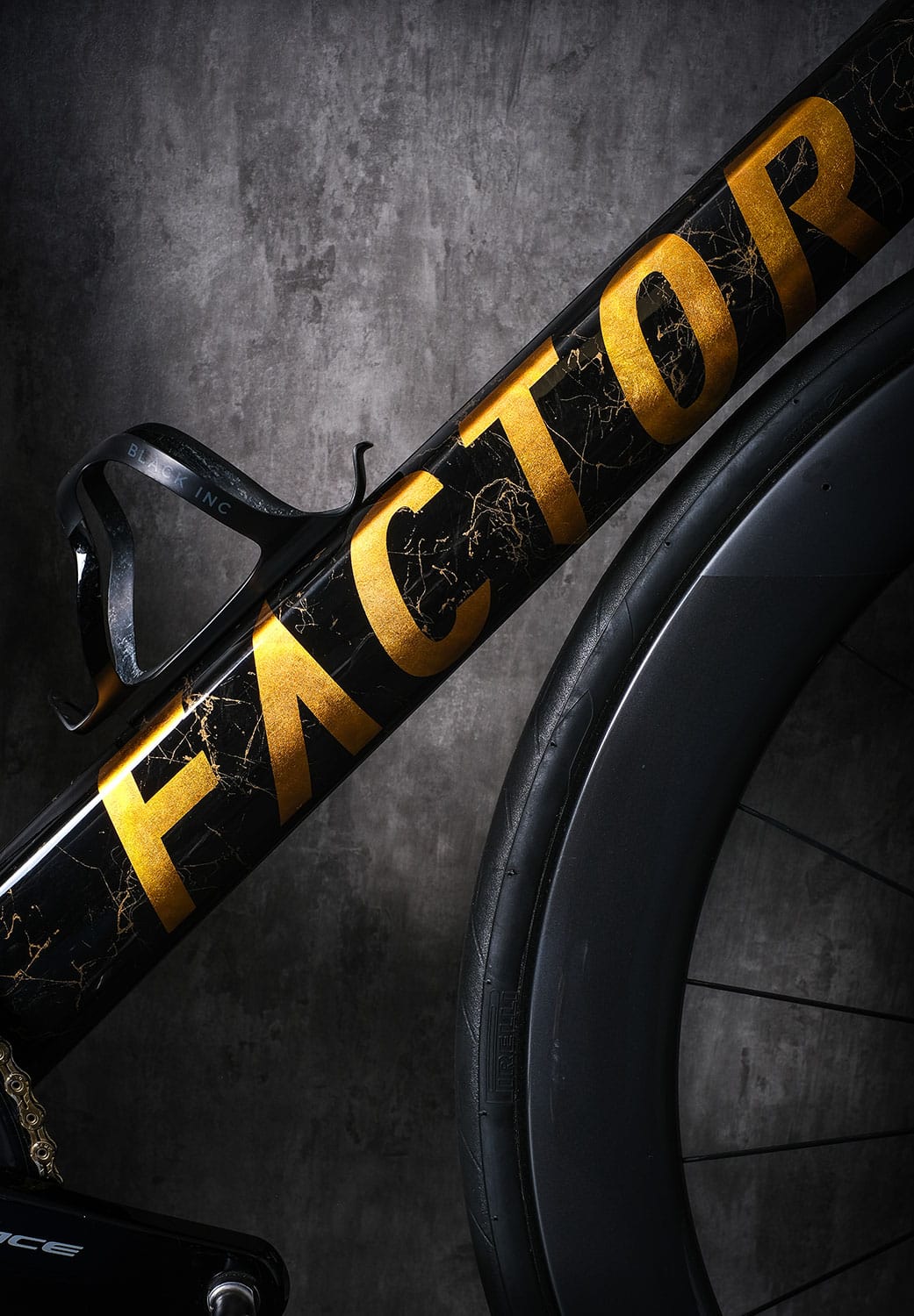 Factor ONE Custom Gold & Carbon | Vires Velo