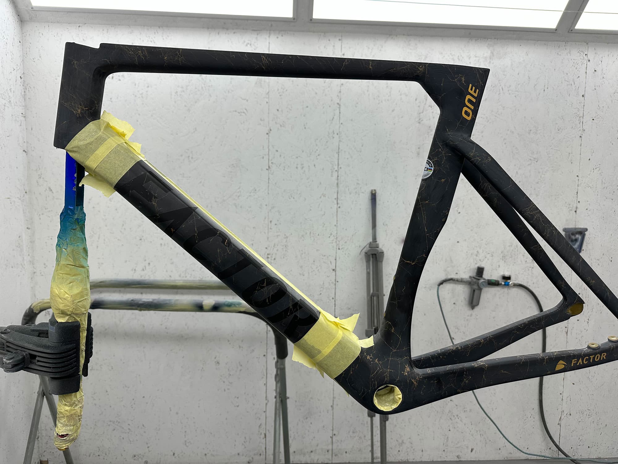 Factor ONE Custom Gold & Carbon | Vires Velo