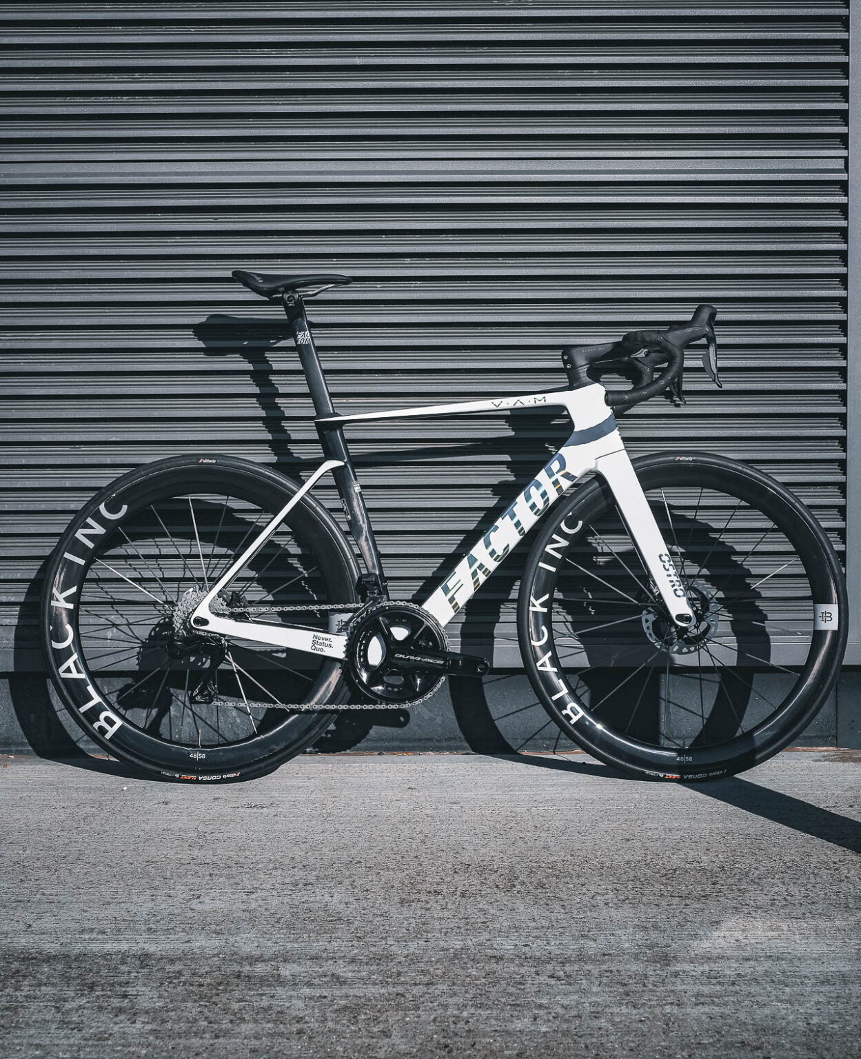 New Factor Ostro VAM Pearl White & Chrome | Vires Velo