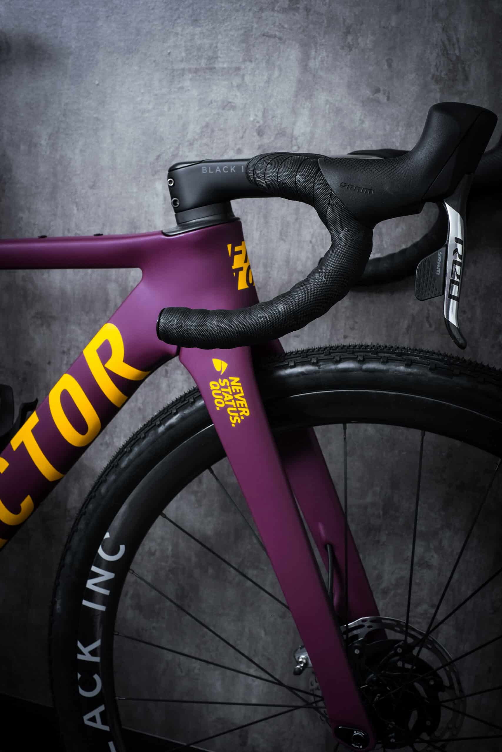 Factor OSTRO Gravel Prisma Studio - Grape & TDF Yellow | Vires Velo